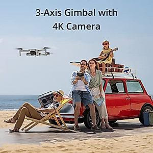 DJI Mini 2 – Ultralight and Foldable Drone Quadcopter, 3-Axis Gimbal with 4K Camera, 12MP Photo, 31 Mins Flight Time, OcuSync 2.0 10km HD Video Transmission, QuickShots Gray