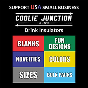 Blank Neoprene 16 oz. Can Coolie (Variety Color 12 Pack)
