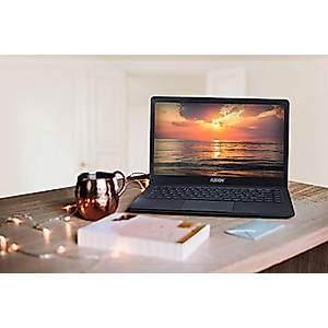 14.1" Full HD Windows 10 Professional Slim n Light Laptop, Revolutionary Design - 4GB RAM, 64GB Storage S14+ Model Lapbook, Intel Celeron, USB 3.0, 5GHz WiFi, Expandable Storage