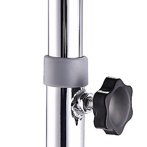 Durable Instrument Stand Adjustable Height Sitting Standing w/Removable Stainless Steel Tray & 5 Legs for Home Medical Equipment Personal Care Tattoo Parlor US Delivery