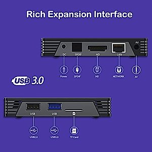 Android TV Box 11, 2022 Android TV Box with Amlogic S905W2 Quad-Core 64bits A53 100M LAN Dual-WiFi 2.4G/5G, Android Box 4GB RAM 32GB ROM with Wireless Keyboard 4K/AV1/3D/USB 3.0/BT 4.2