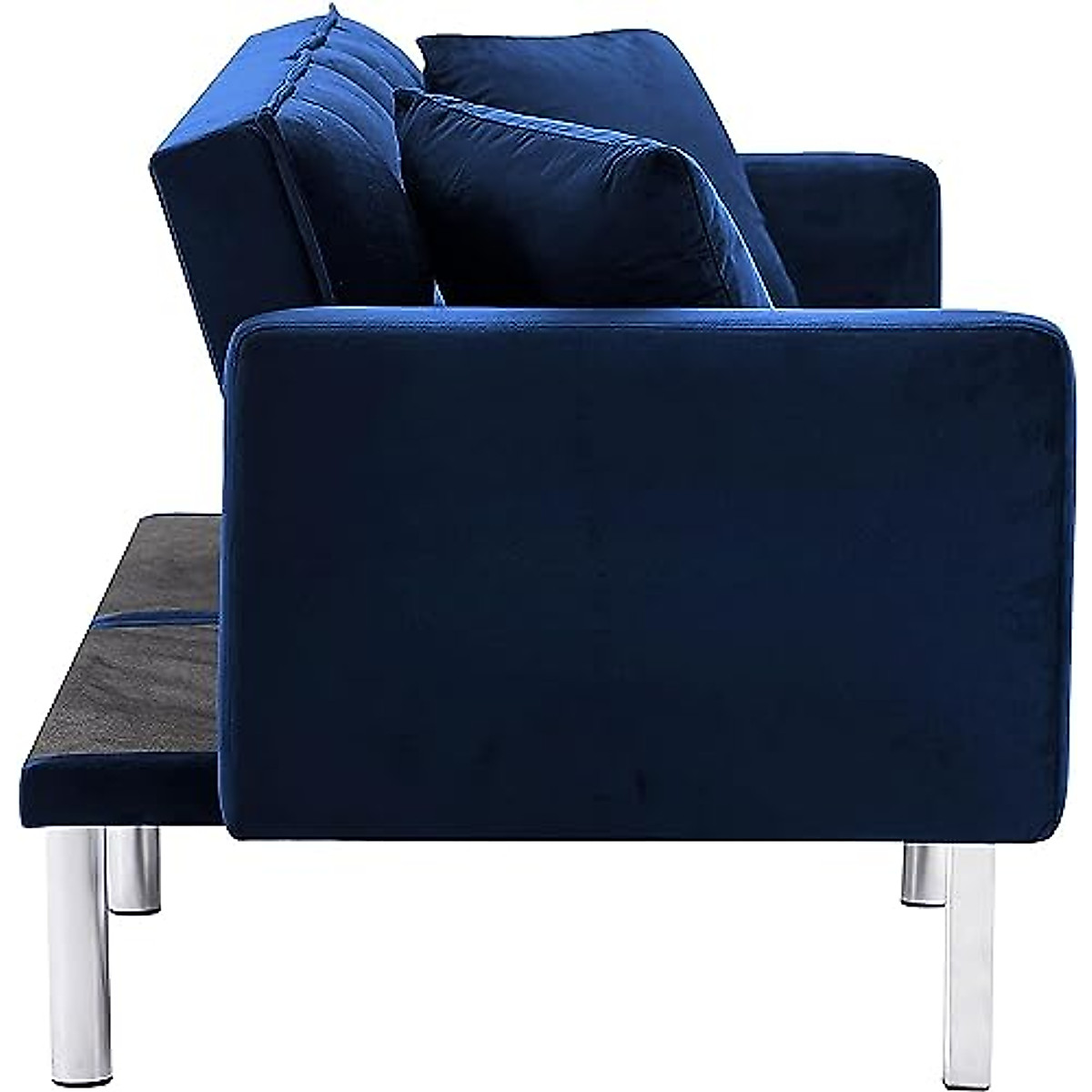 Tufted Upholstered Futon Sofa Daybed Modern Convertible Loveseat Sofa & Couch Soft Convenient Nap Sleeper Couch Bed for Home Office Apartment Furniture Sets