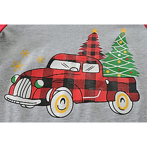 Christmas Tree Cars Little Boys Tops Pants 100% Cotton Kids Pajamas Sets 1t 2t for Boys