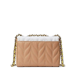 Kate Spade New York Briar Lane Quilted Mini Emelyn Women’s Shoulder Bag (White Dove Multi)
