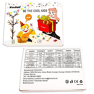 Emoji Temporary Tattoo(160pcs 2inch),Konsait Funny Emoji tattoos Body Stickers for Kids Children Adults for Emoji Party Favors Supplies with Poop Kissing Heart Sunglasses Smirk Relaxed Smile Emoticon