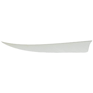 Trueflight Feathers Shield Cut 5 RW White 100/pk.