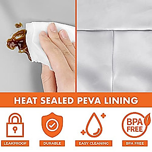 OPUX Premium Insulated Lunch Box for Men, Women | School Lunch Bag for Boys, Girls, Kids | Compact Adult Lunch Pail Work Office Cooler | Soft, Leakproof, 4 Ways to Carry | Fits 12 Cans (Black)