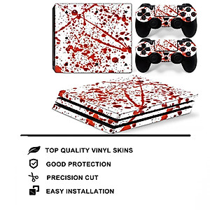 Fyonex Ps4 Pro skins console and controller Whole Body Vinyl Skin for PS4 Pro Console and Controllers