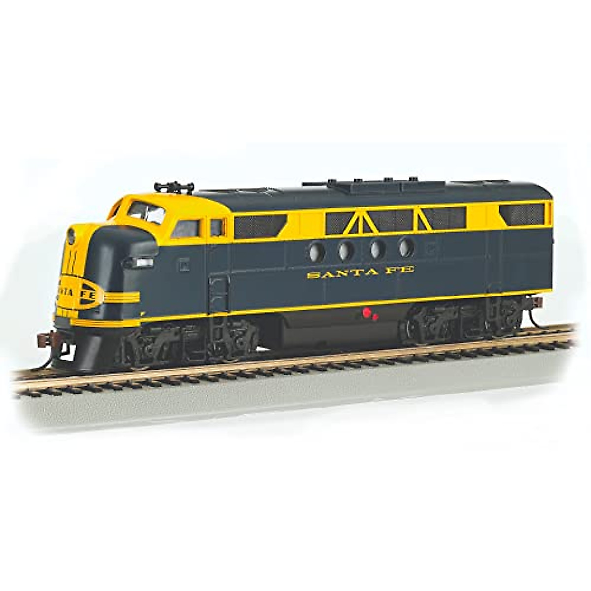 Bachmann Trains - F7A DCC Ready Locomotive - Santa FE - Blue & Yellow - Ho Scale