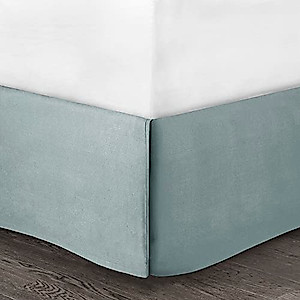 Harbor House Cotton Comforter Set - Coastal Oceanic Sealife Design, All Season Down Alternative Bedding with Matching Shams, Bedskirt, Maya Bay, Seafoam Blue King(108"x96") 4 Piece