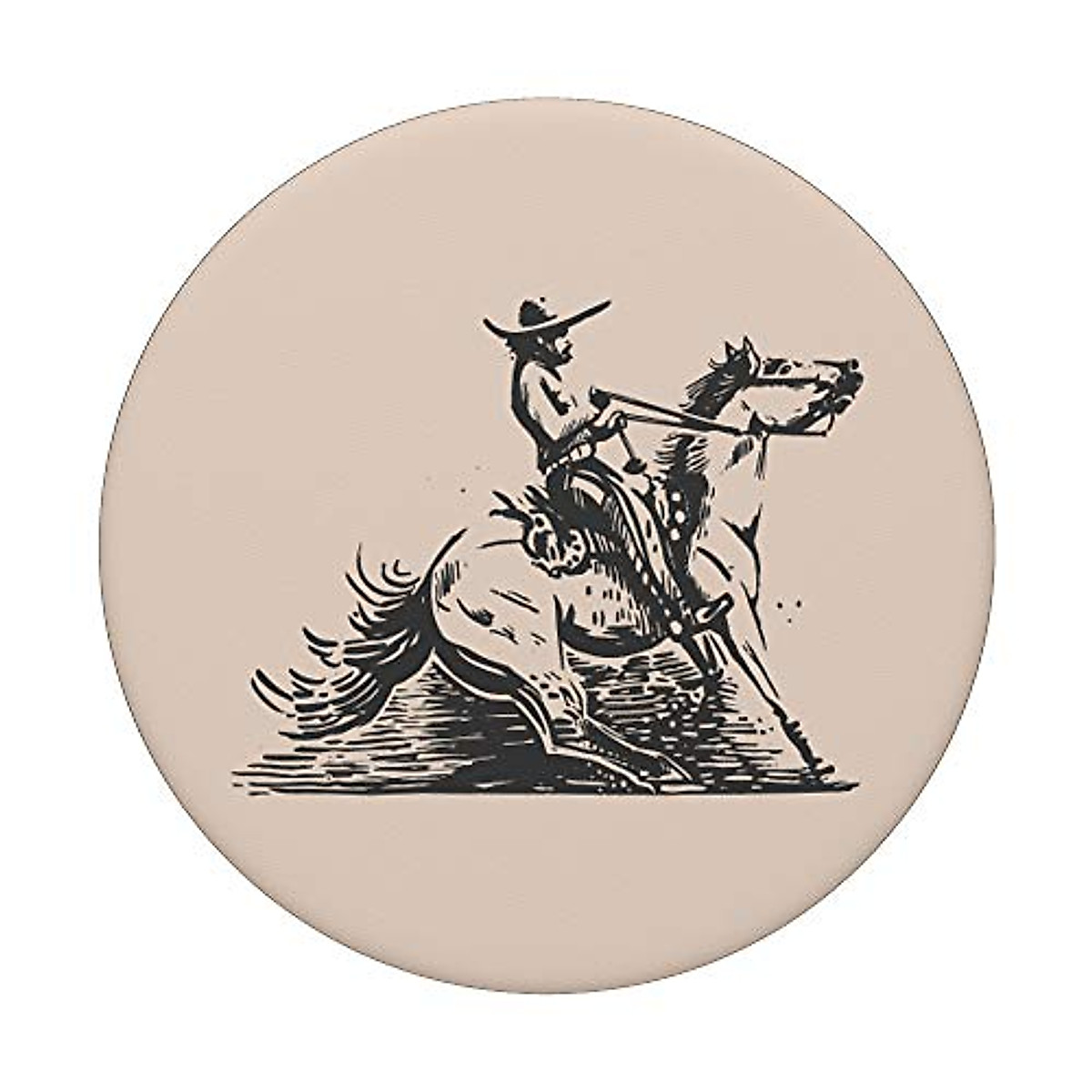 Western Cowboy Horse Rodeo Riding PopSockets Swappable PopGrip