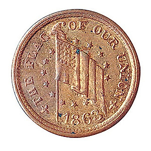 American Coin Treasures Genuine Historical Civil War Token