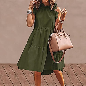 Summer Dresses for Women 2023 Easter Day St. Patrick's Day Resort Wear Womens Crewneck Tee Dantiya Dress Petite Sweaters Formal Maternity Dresses