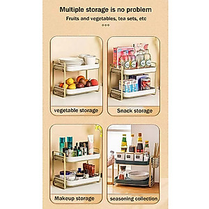 2-tier Kitchen Cup shelf ,Dish and Bowl Storage organizater, Water cup glass cup coffee cup mug cup Stemware cup storage rack,Cupboard Cabinet Countertop tray Household vegetable drain rack (white)