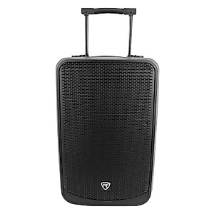 Rockville Titan 15 15" 2000w Powered DJ PA Speaker/Bluetooth/DSP/Wireless Link, Black