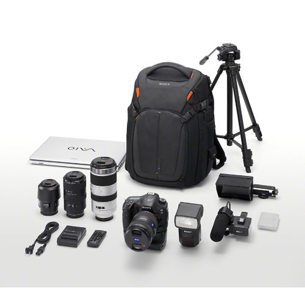 Sony LCSBP3 DSLR System Backpack with Laptop Storage, (Black),Large