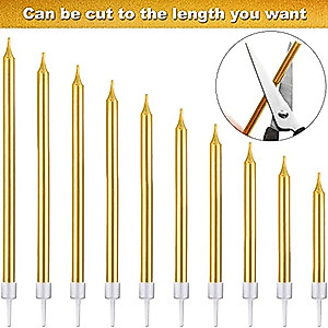 BeautyChen Birthday Candles 22 Pieces Birthday Numeral Candles Cake Numeral Candles Number 0 1 2 3 4 5 6 7 8 9 (0-9) Glitter Cake Topper Decoration for Birthday Wedding Party Anniversary