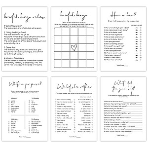 Vusnud Bridal Shower Games, for Wedding Bachelorette Party Games Supplies