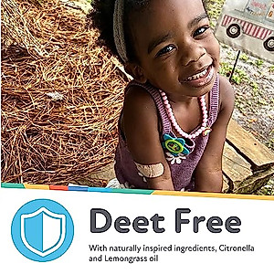 Dr. Talbot's No-Mosquito Clips for Baby & Toddler with Naturally Inspired Ingredients, Citronella & Lemongrass, DEET Free, 2 Pack (4 Clips)