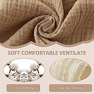 Baby Muslin Bibs for Baby Girl & Boys, Bandana Bibs Soft Drool Baby Bibs 100% Cotton Bibs Organic Solid Colors Lap-Shoulder Bibs Toddlers Infants Teething(8 PACK)