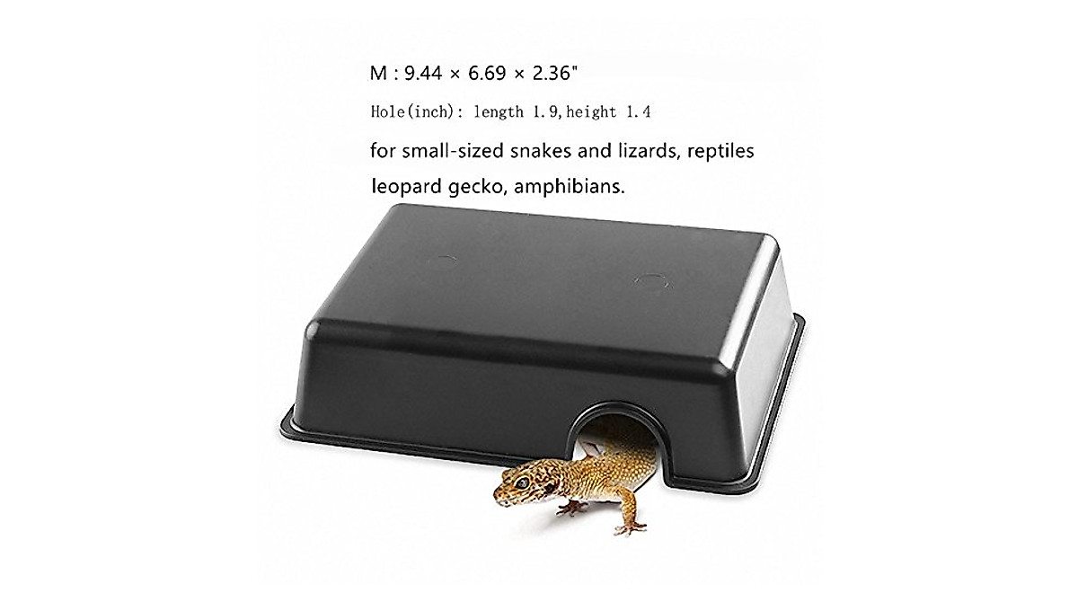 Reptile Hide Box Small Animal Hideaway for Snakes & Lizards