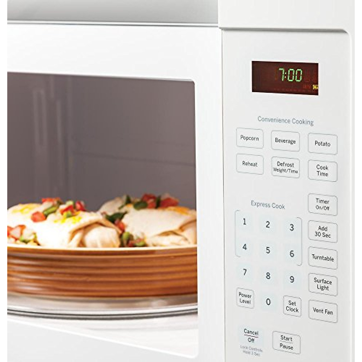 GE JVM3160DFWW 1.6 Cu. Ft. Over-the-Range Microwave Oven