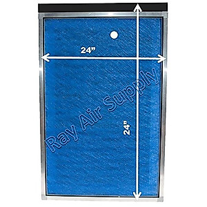 RAYAIR SUPPLY 24x24 Dynamic Air Cleaner Replacement Filter Pads 24x24 Refills (3 Pack)