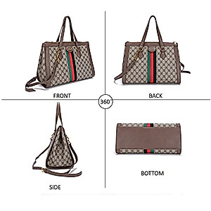 Top Handle Bags for Women Handbags Tote Satchel Leather Shoulder Purse Crossbody Large Fashionable Bags for Work