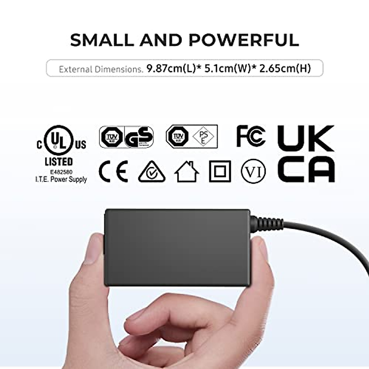 HKY 12V AC Adapter Charger Compatible with Sony Playstation VR Virtual Reality Headset Sony PS4 Playstation 4 PSVR2 PSVR Power Cord Replacement ADP-36NH A CUH-ZAC1 CUH-ZVR2 Power Supply Adapter
