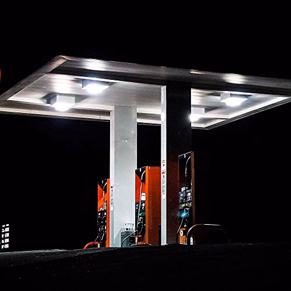 ZJOJO 4Pack LED Canopy Light 80W, cETLus-Listed LED Canopy Lights 5000K Daylight White, 9600Lumen,120VAC, 300-600W MH/HPS/HID Replacement, IP65 Waterproof and Outdoor Rated, 5 Years Warranty-4Pack