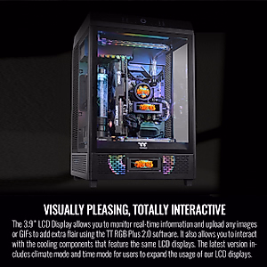 Thermaltake Tower 500 Vertical Mid-Tower Computer Chassis Supports E-ATX CA-1X1-00M1WN-00