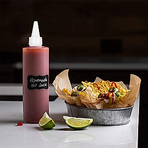 Squeeze Bottle Condiment Bottles Writer Bottle Pigment Squeezy Bottle Resealable Plastic Squeezing Squirt Bottles for Cooking Painting