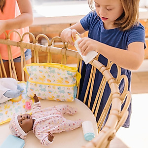 Melissa & Doug Mine to Love Travel Time Play Set for Dolls with Diaper Bag, Bottle, Sunscreen, More (17 pcs) - Baby Doll Accessories, For Kids Ages 3+