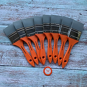 Create Along with Polymer Clay TV Squeegee Silicone Rubber Tool for Silk Screen Stencils Paint and More Polymer Clay Mixed Media