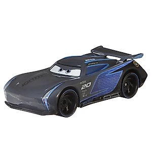 Disney Cars Toys Jackson Storm 1:55 Scale Fan Favorite Character Vehicles for Racing and Storytelling Fun, Gift for Kids Ages 3 Years and Older, Multicolor