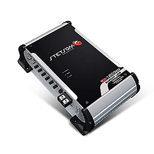 Stetsom EX 1200 EQ 2 Ohm Mono Car Audio Amplifier, 1200.1 1.2K Watts RMS, 2Ω Stable Full Range HD Sound Quality MD Crossover HPF LPF Bass Boost Front Rear Bridge Speaker