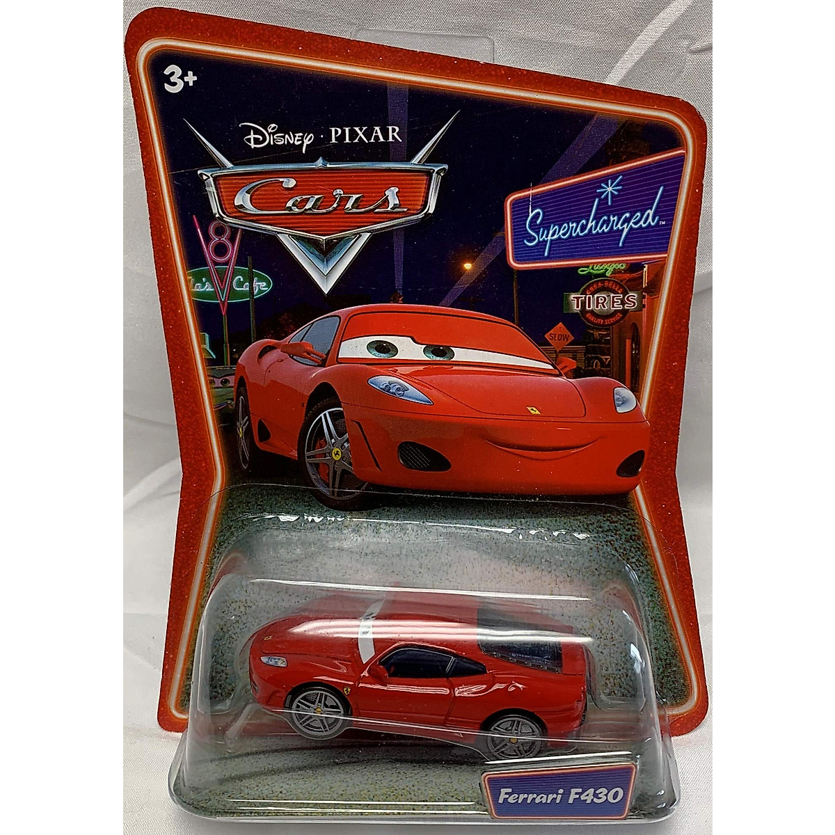 Ferrari F430 Michael Schumacher Disney Pixar Supercharged Edition 1:55 Scale