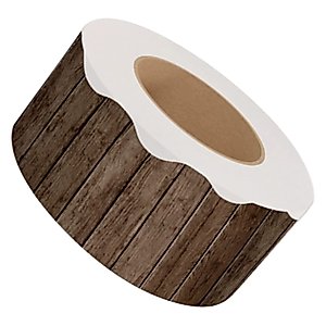 STOBOK 1 Roll whiteboard The office stickers decorative items sticker blackboard frame decor classroom bulletin board decors wood grain decorate plank border trim board decorations
