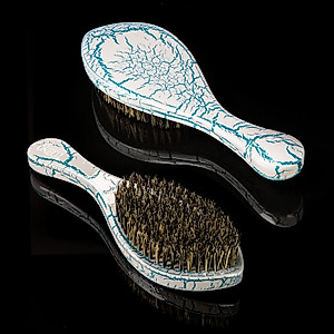 Torino Pro Curve Wave brush #139- Medium 100% Boar Bristle Curved 360 Wave Brush - Great for laying down 360 waves and use before using wave cap or durag - Luxury waves brush for men 360