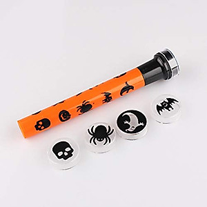 STOBOK 3pcs Halloween Projector Flashlight Changeable Ghost Terror Pumpkin Scary Halloween Torch Flashlight Party Props Projector