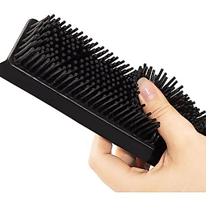 Indigo Petco Hair Remover Broom, Indigo Petco Broom, Rubber Broom for Pet Hair, Carpet Rake for Pet Hair Removal, Rubber Broom Pet Hair Remover, Indigo Pet Broom for Carpets,Mats,Couch (Red)