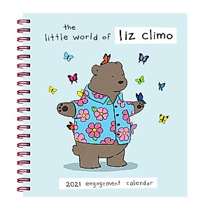 Liz Climo 2021 Engagement Calendar: (Weekly Calendar of Animal Comic Strips, Funny Animal Cartoon Planner Calendar)