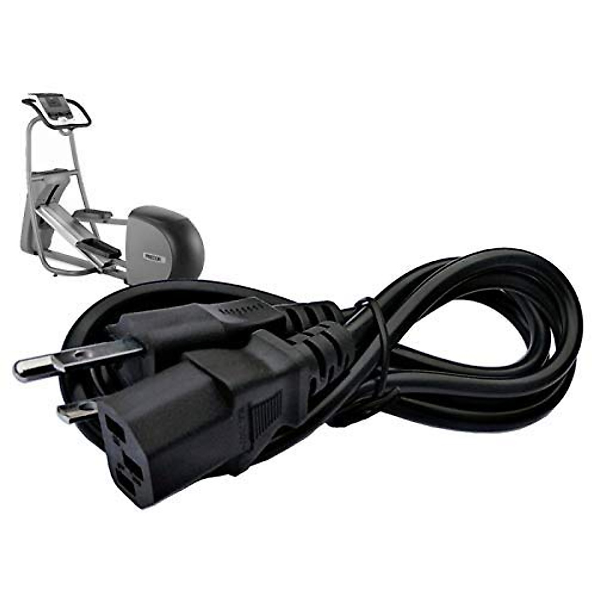 UpBright AC Power Cord Cable Compatible with Precor EFX Elliptical Series 5.31 5.33 5.35 5.37 EFX5.33 EFX5.37 EFX 5.25 EFX 5.23 EFX5.17i EFX546 EFX556 EFX 5.33i 5.17i 5.19 5.21 5.21i 5.23 IEC-320 C13