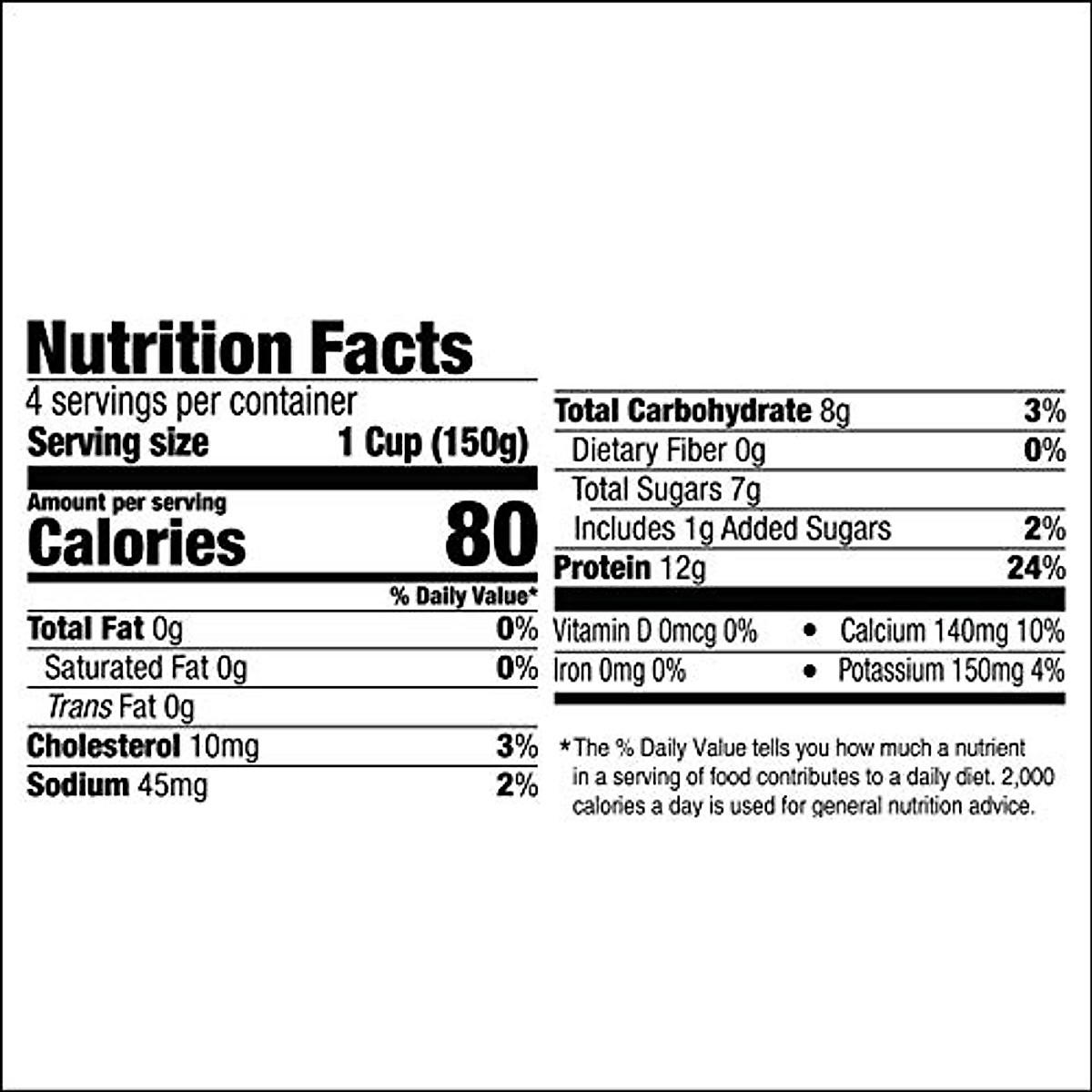 Dannon Light + Fit Greek Nonfat Yogurt, Cherry, Gluten-Free, 5.3 oz., 4 Pack