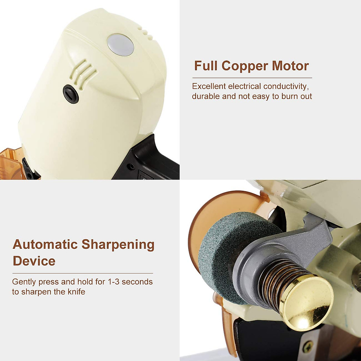 BEAMNOVA Fabric Cutter Electric Cloth Cutting Machine Roller with Extra 4 Inch Rotary Blade Hand Held Fabric Slitting Machine for Multi-Layer Clothing, Textiles, Paper, Blanket, Hat, etc