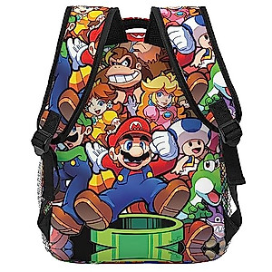 Super Cartoon Backpack Anime 3D Game Printed School Bookbag Laptop Backpacks Travel For Boys Girls Kids Back To-School