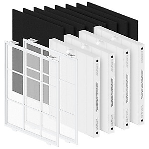 C545 True HEPA Replacement Filter Compatible with Winix C545 Air Puri fier, Replaces Part 1712-0096-00 and 2522-0058-00,filter s, 4 packs