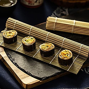 Niantime Complete Sushi Making Kit for Beginner, 30 in 1 Sushi Makers Kit Mold, with Bamboo Rolling Mats, Bazooka Roller, Sushi Rice Mold, Temaki Sushi Mats