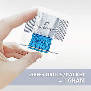 ARTDOT Beads for Diamond Painting Accessories, 89000 Pieces 445 Colors Round Beads Sparkle Rhinestones for Nails Diamond Art Crafts (200 pcs per Bag)