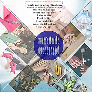 Box of 100 Scalpel Sterile Blades Carbon Steel Individually Foil Wrapped (Blade #24)